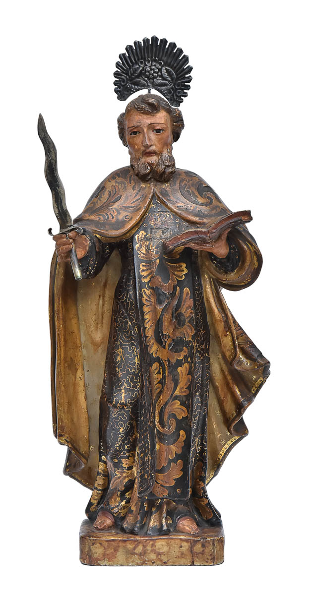 SANTO IVO - PADROEIRO DOS ADVOGADOS. Rara imagem em mad