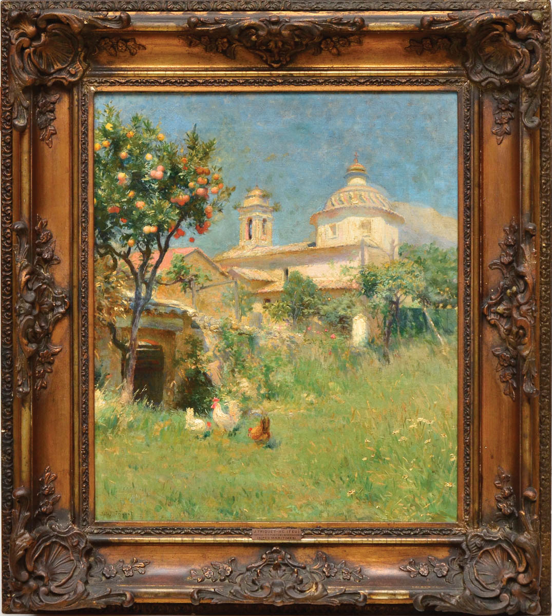 JULES OCTAVE TRIQUET (FRANÇA, 1867-1914). "Paisagem