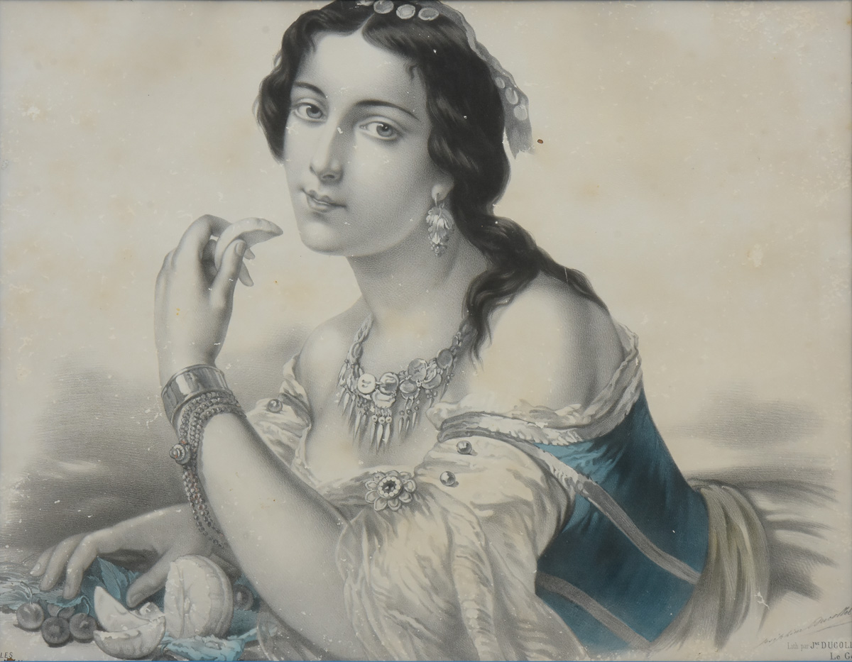 JOSÉPHINE DUCOLLET (FRANÇA, 1846-1876). "Portrait d