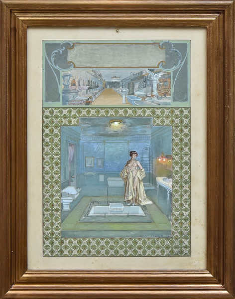 MARCEL LEBRUN (FRANÇA, 1867-?). "Galeria Jorge (Atr