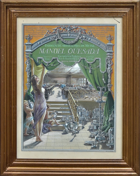 MARCEL LEBRUN (FRANÇA, 1867-?). "Galeria Jorge (Atr