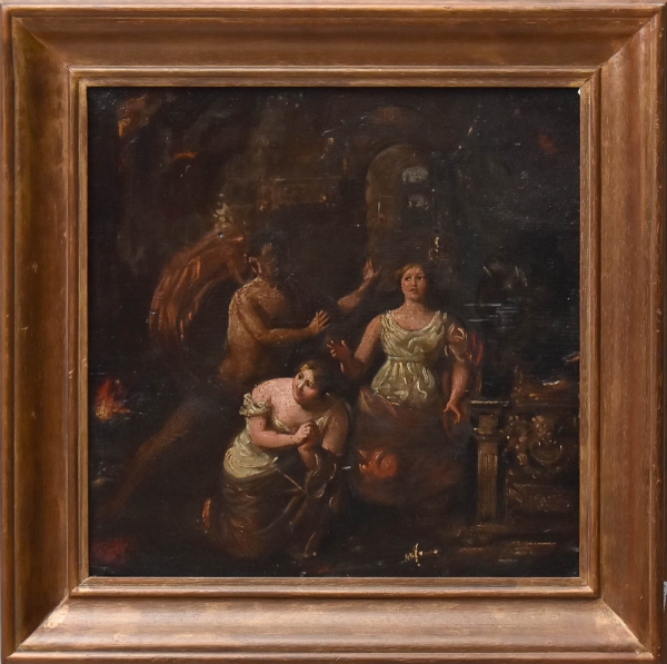 ALFREDO ANDERSEN (1860-1935). "Rancho de Pescadores