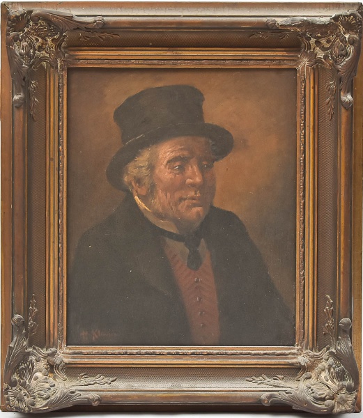 H. KLINGER (ALEMANHA, SÉC. XIX). "Nobre com Cartola