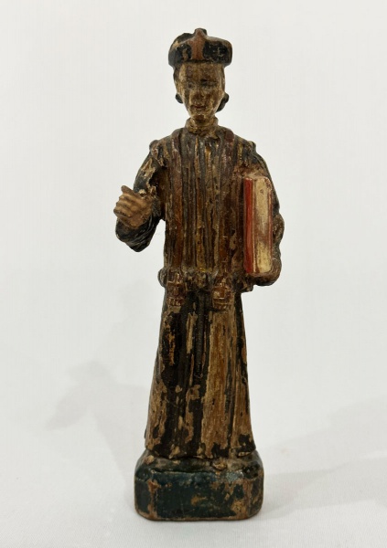 SANTO IVO - PADROEIRO DOS ADVOGADOS. Rara imagem em mad