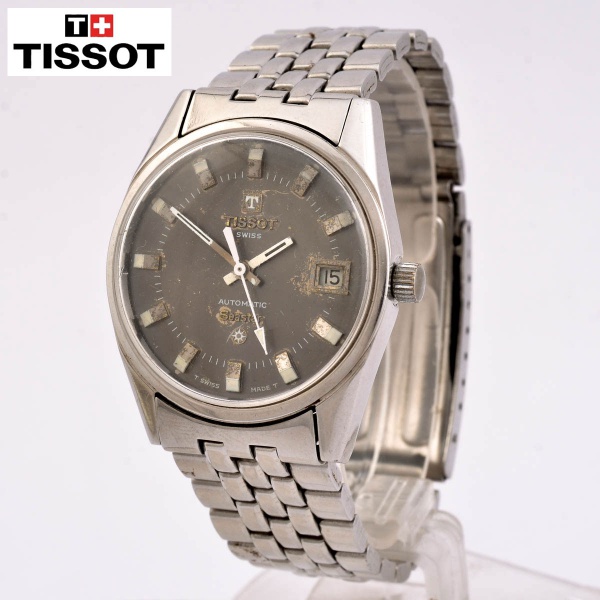 TISSOT. Relógio automático masculino suíço de pulso com